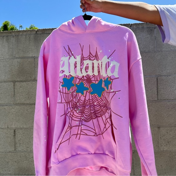 Spider Worldwide | Shirts | Sp5der Pink Atlanta Hoodie Large | Poshmark